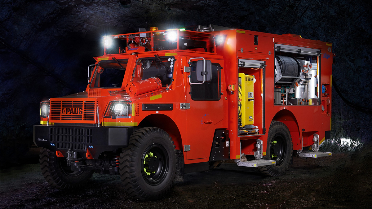 Speciální automobil Dräger MRV 9000 Fire Fighting Vehicle je určen pro ...
